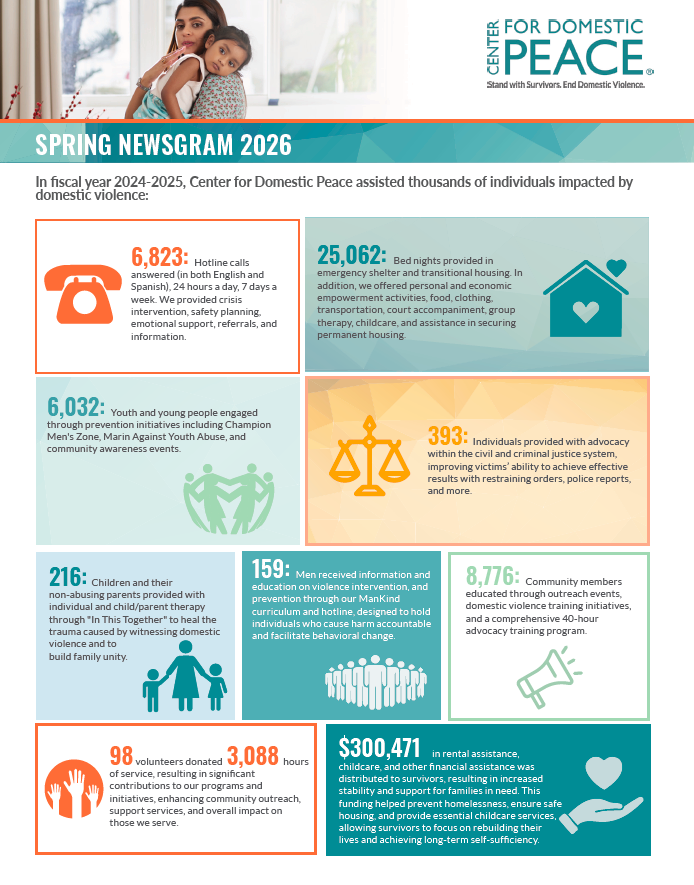 2026 Spring Newsgram – Center For Domestic Peace
